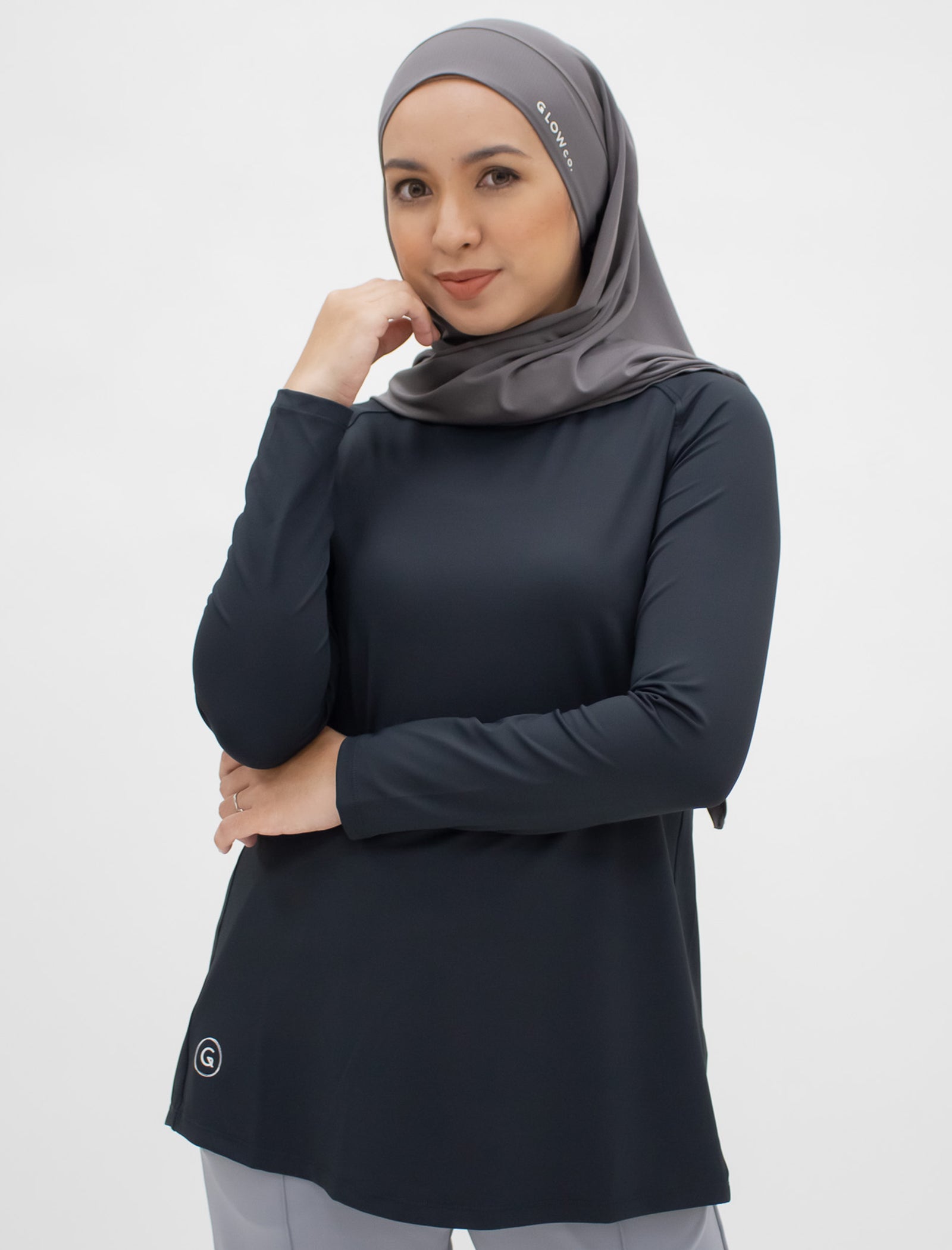 GLOWco Exclusive Pleated Top in Black – ADLINA ANIS